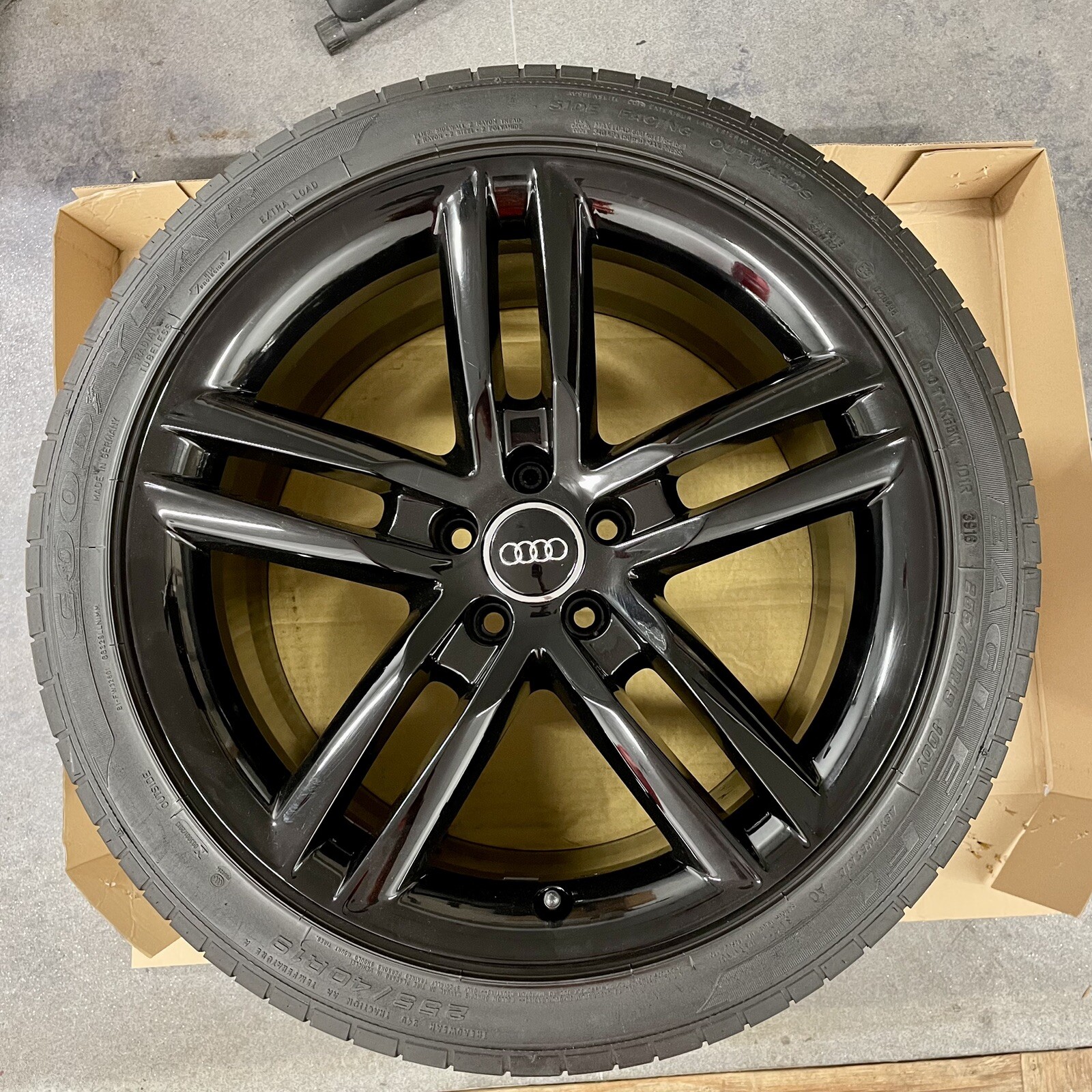19” Gloss Black Audi Alloys | eBay UK