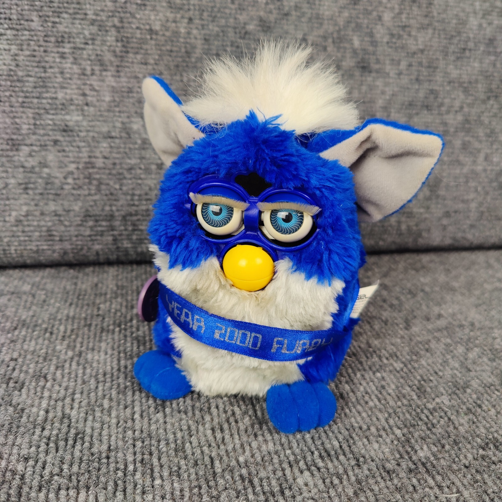 Vintage Furby Toy Limited Edition Year 2000 Y2K Millennium Blue Works ...