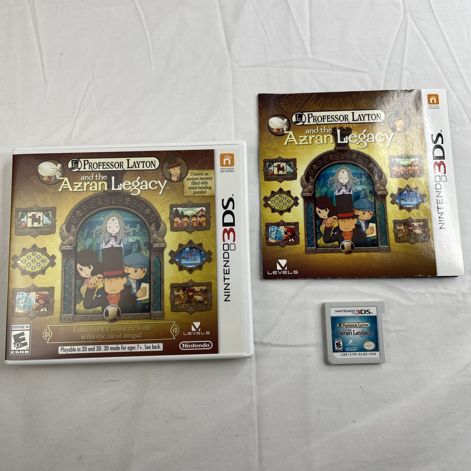 Professor Layton and the Azran Legacy (Nintendo 3DS, 2014) CIb Complete ...