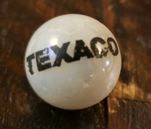 TEXACO White Pearl 1" Round Marble. Free Shipping | eBay