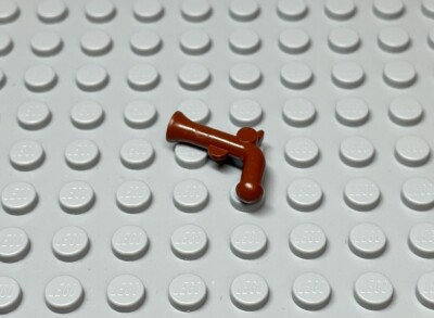 Lego Weapon Flintlock Gun Pistol Accessory Part 2562 Reddish Brown (Qty ...