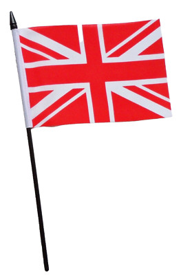 Red Union Jack Small Hand Flag (6" x 4") | eBay UK