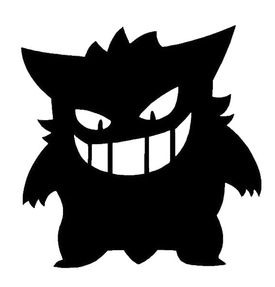 Gengar Car Sticker | eBay