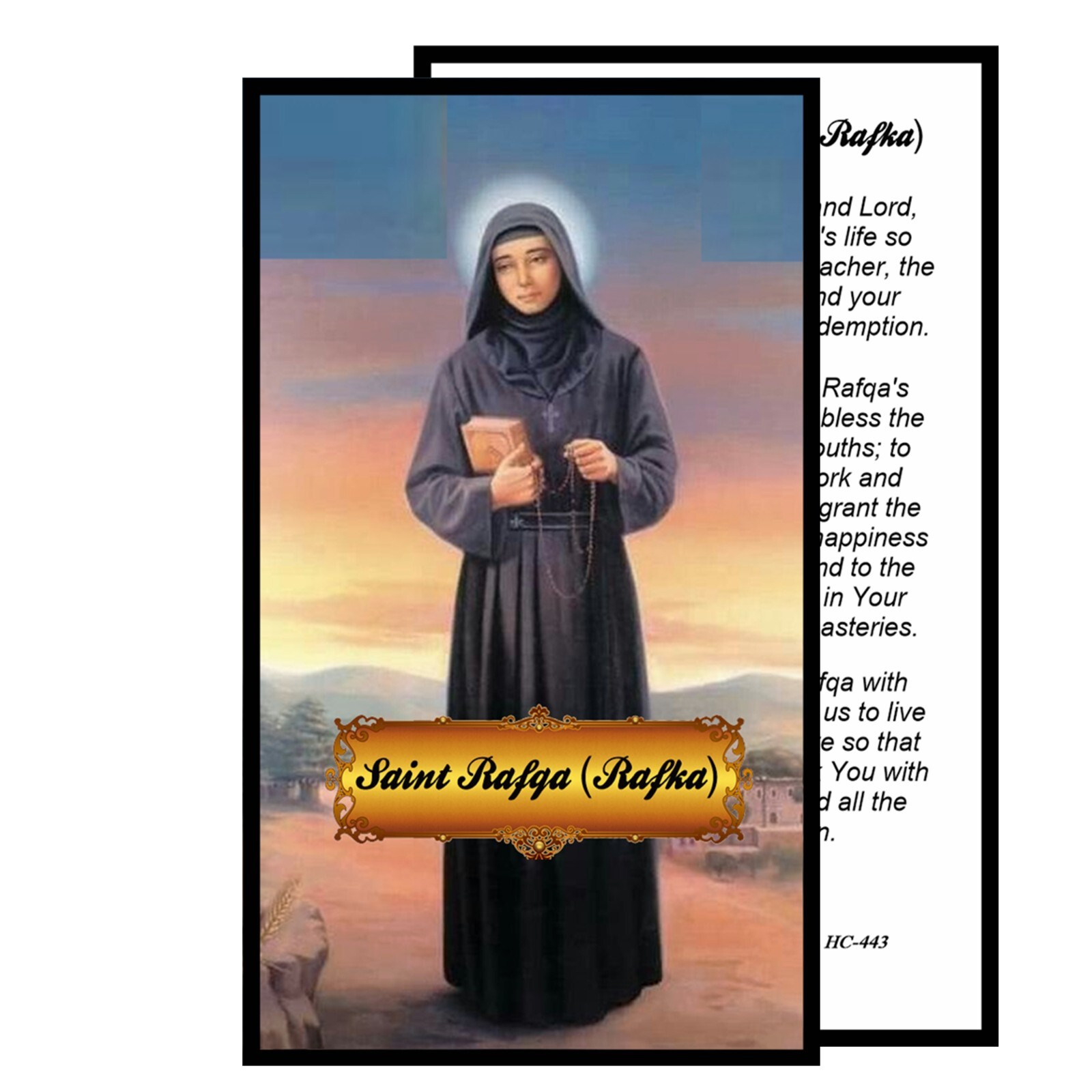 Saint Rafqa Saint Rebecca Saint Rafka Lebanese Maronite nun saint of ...
