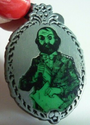 DISNEY HAUNTED MANSION PIN BEARDED MAN GHOST FRAMED PORTRAIT PIN!! | eBay