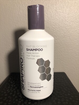 SHAPIRO MD Hair Therapy Shampoo 8 fl oz DHT Blocking, Sulfate Free, New ...