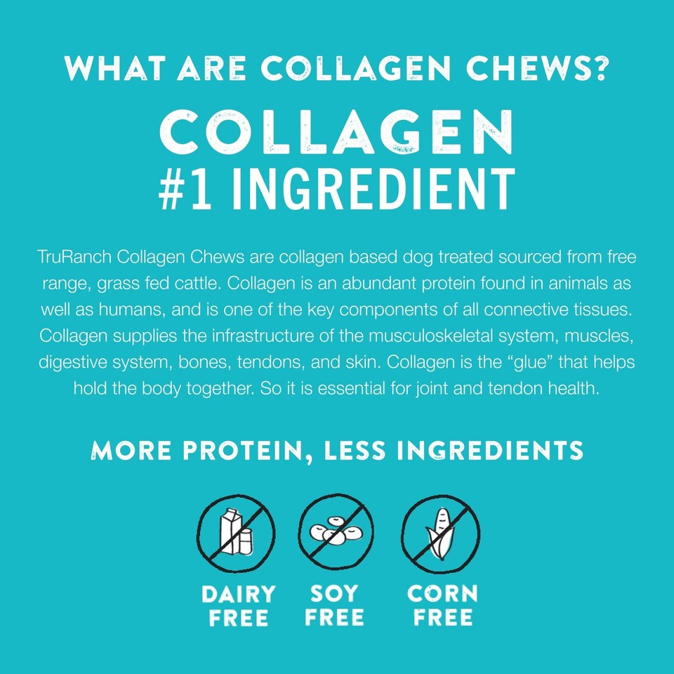 Collagen Rolls - 6" Collagen Rolls for Dogs - Long Lasting Healthy ...