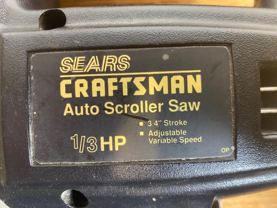 Sears Craftsman Auto Scroller Jigsaw Model #315.17280 | eBay