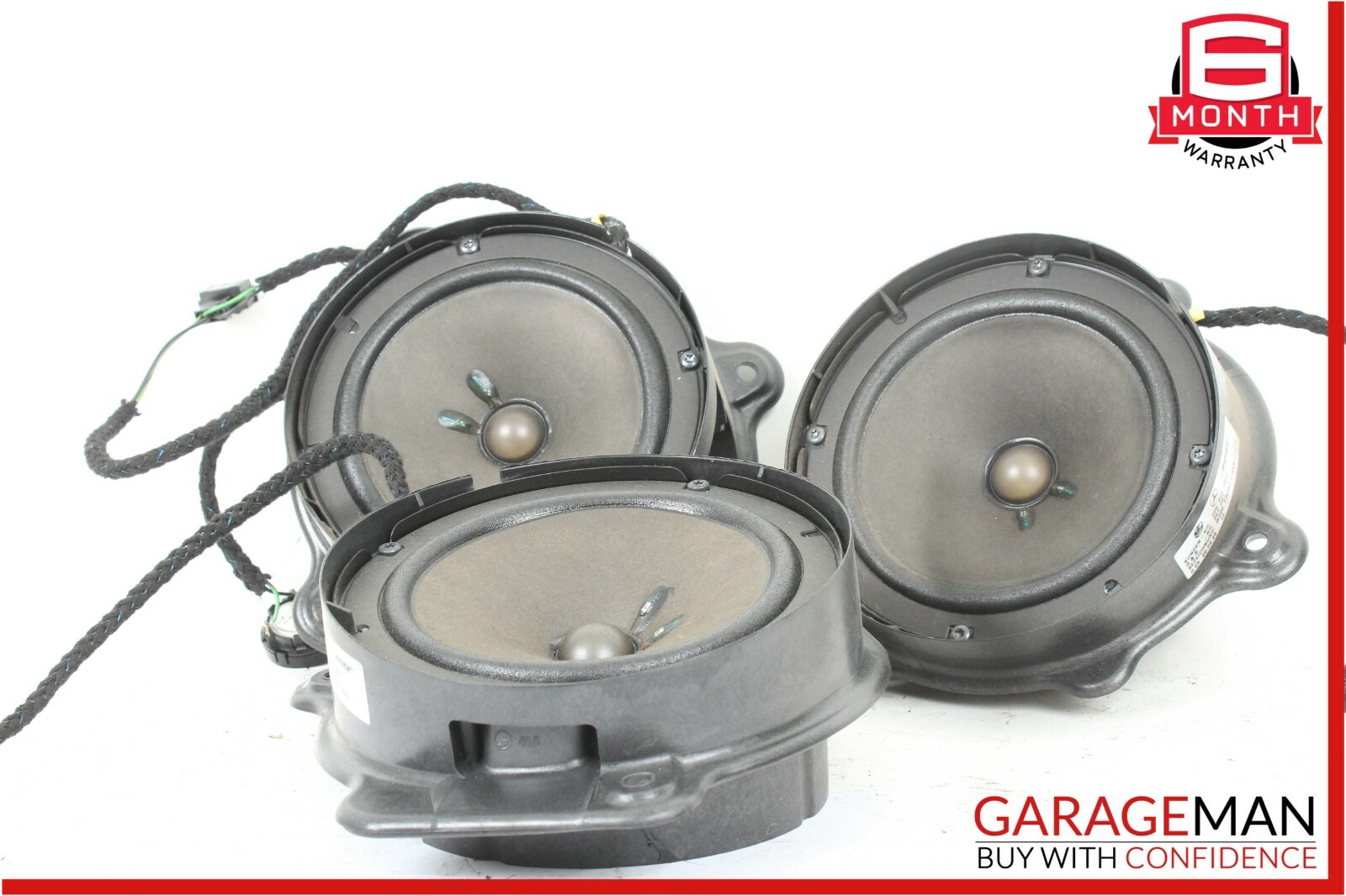 00-06 Mercedes W220 S430 S500 Door Audio Sound Speakers Set of 3 Pc OEM ...