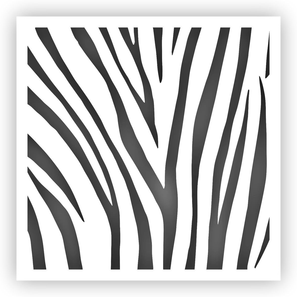 Zebra Stripe Stencil Printable