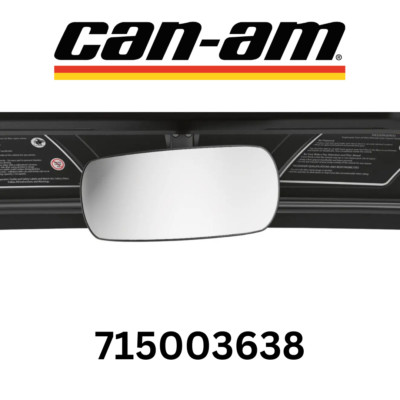 Can-Am Defender Wide Convex Panoramic Center Rearview Mirror OEM ...