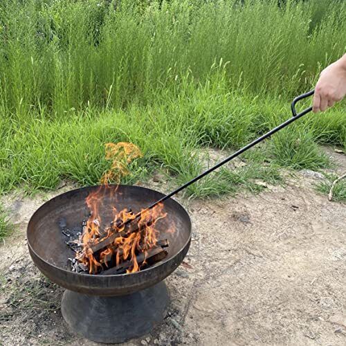 Fierywater 40-Inch Long Fire Poker by One Piece Solid Steel - Heavy ...