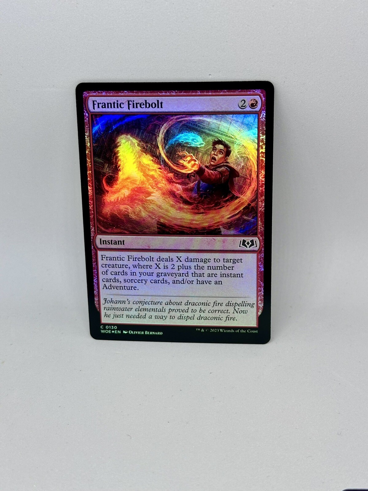 FOIL - MTG Frantic Firebolt 130 - Wilds of Eldraine NM | eBay