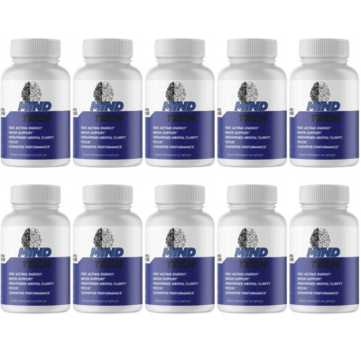 Mind Tech Nootropic Technologies Mindtech Brain Booster Supplement - 10 ...
