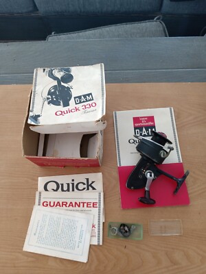 Spinning Reels - Vintage Dam Quick 330 Spinning Reel