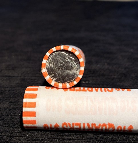 x1 Quarters Coin Roll US Coins Uncirculated ($10FV) Full Roll | eBay