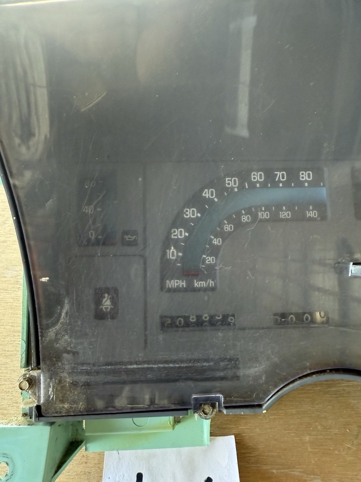 86-93 Chevy s10 BLAZER Gmc SONOMA Jimmy Dash Instrument GAUGE Cluster ...