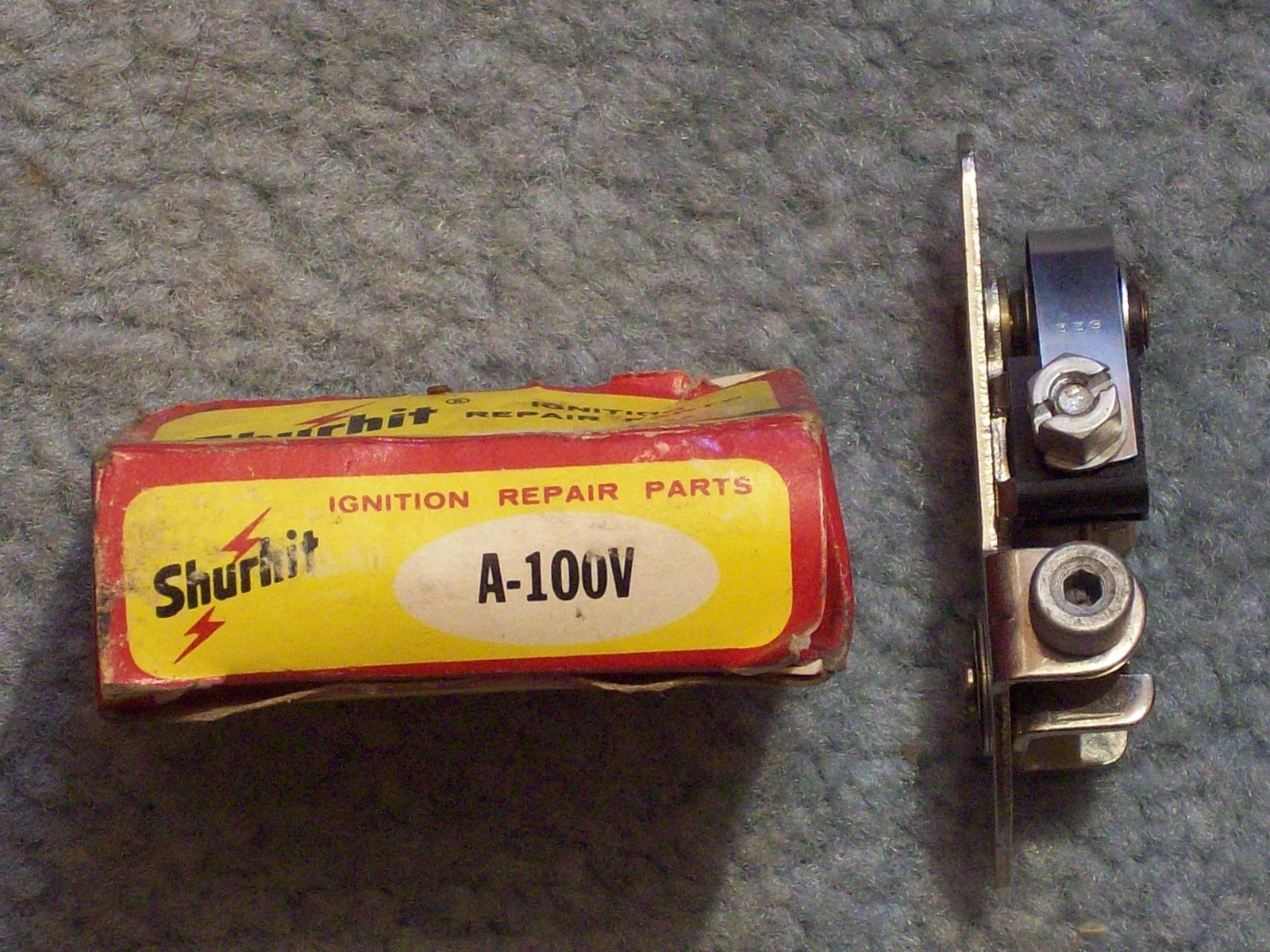 1950 circa SHURHIT CONTACT SET – IGNITION REPAIR PARTS A-100V P-77 MADE ...