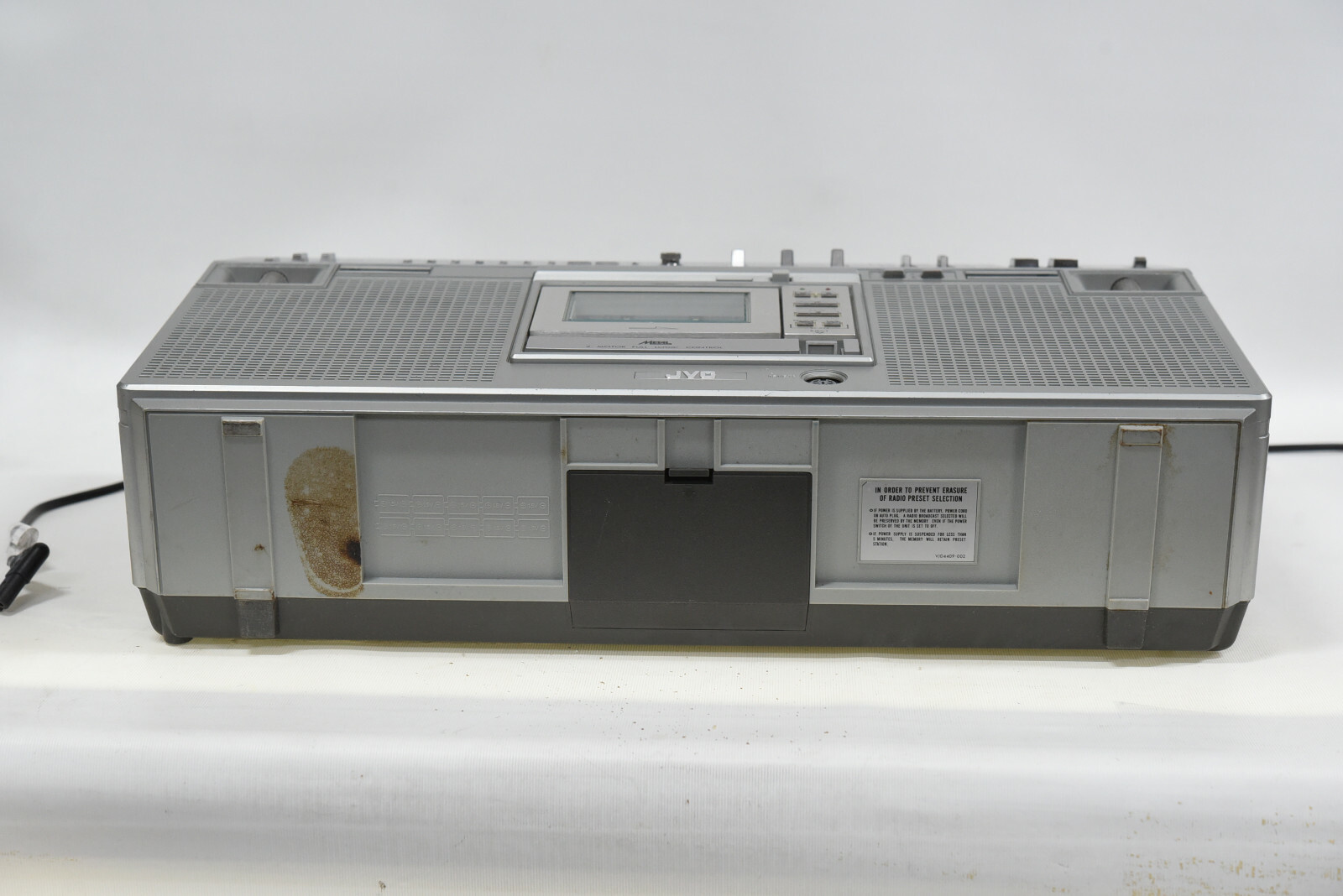 JVC RC-M80RH BOOMBOX GHETTOBLASTER Portable Stereo - Phone Input - RC ...