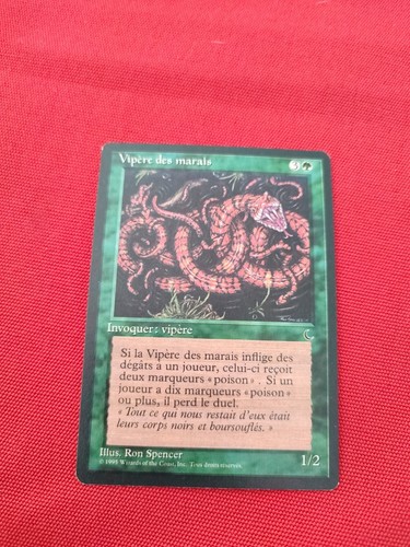 VIPERE DES MARAIS MARSH VIPER RENAISSANCE RARE CARTE MAGIC MTG FR | eBay