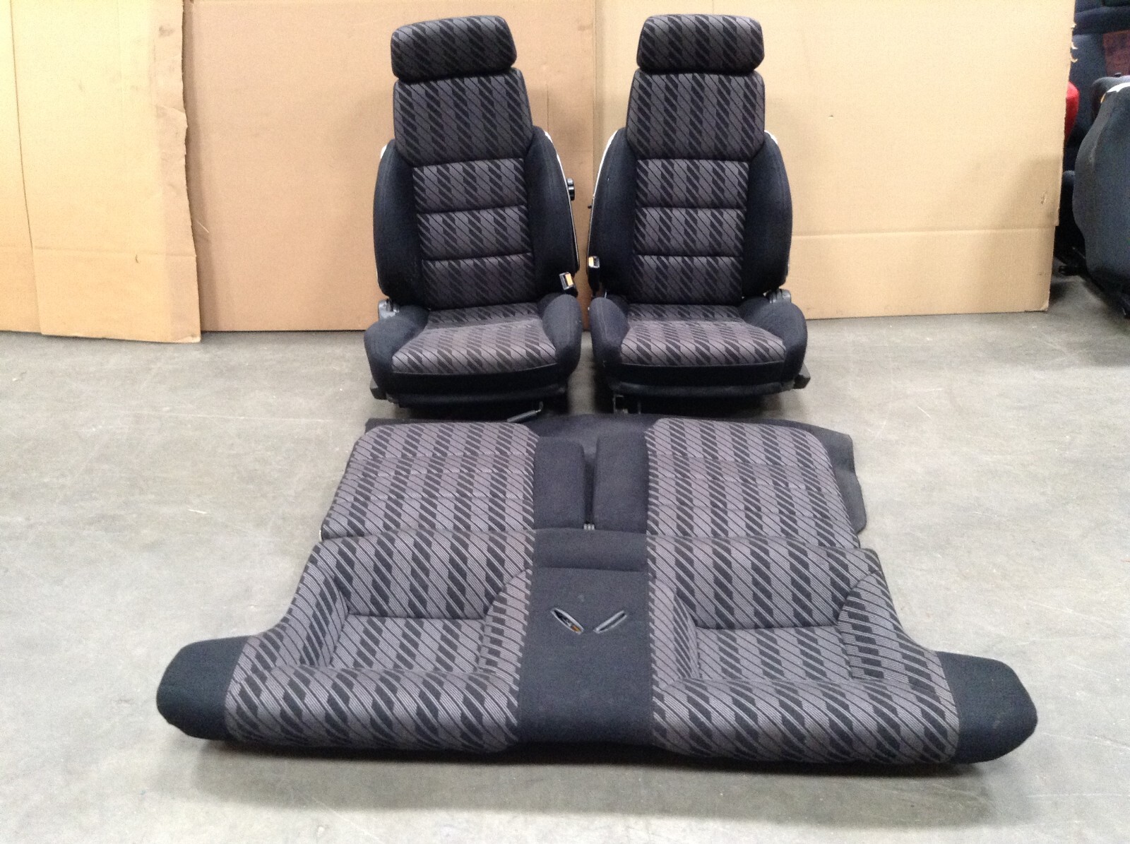 JDM 84-89 NISSAN 300ZX Z31 OEM FRONT & REAR COMPLETE SEATS RARE | eBay