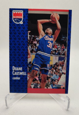 1991-92 Fleer basketball #175 Duane Causwell Rookie Sacramento Kings | eBay
