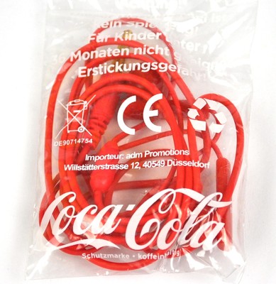 Coca-Cola Coke Kopfhörer Ohrhörer rot Earphones | eBay