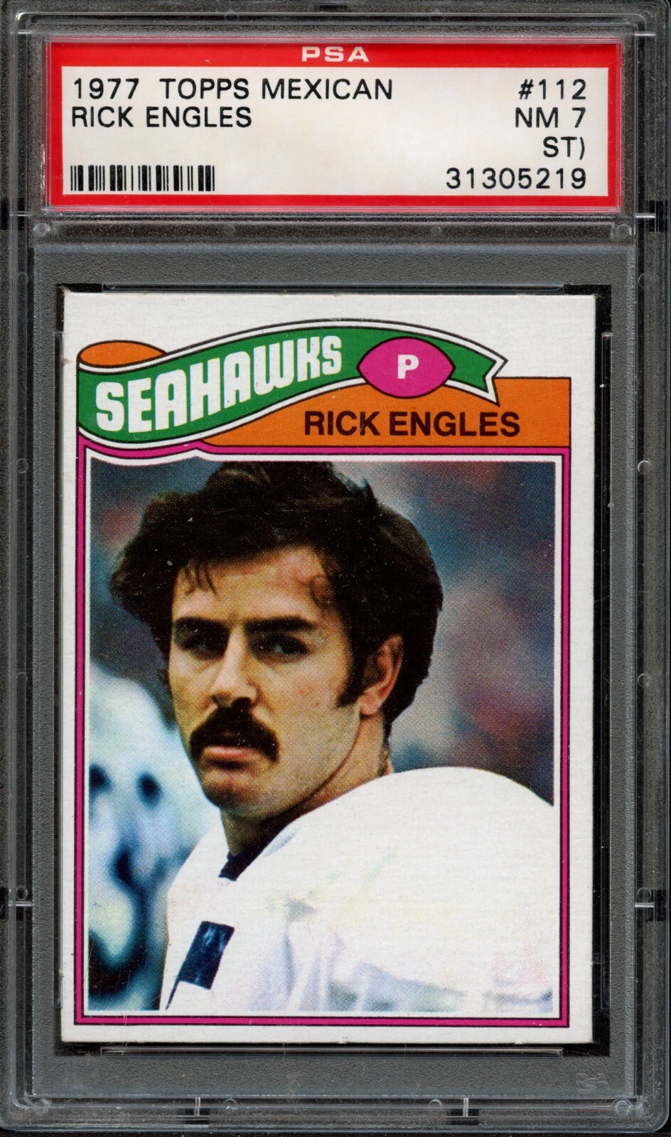 FB - 1977 Topps Mexican - #112 - Rick Engles - PSA 7 - NM(ST) | eBay