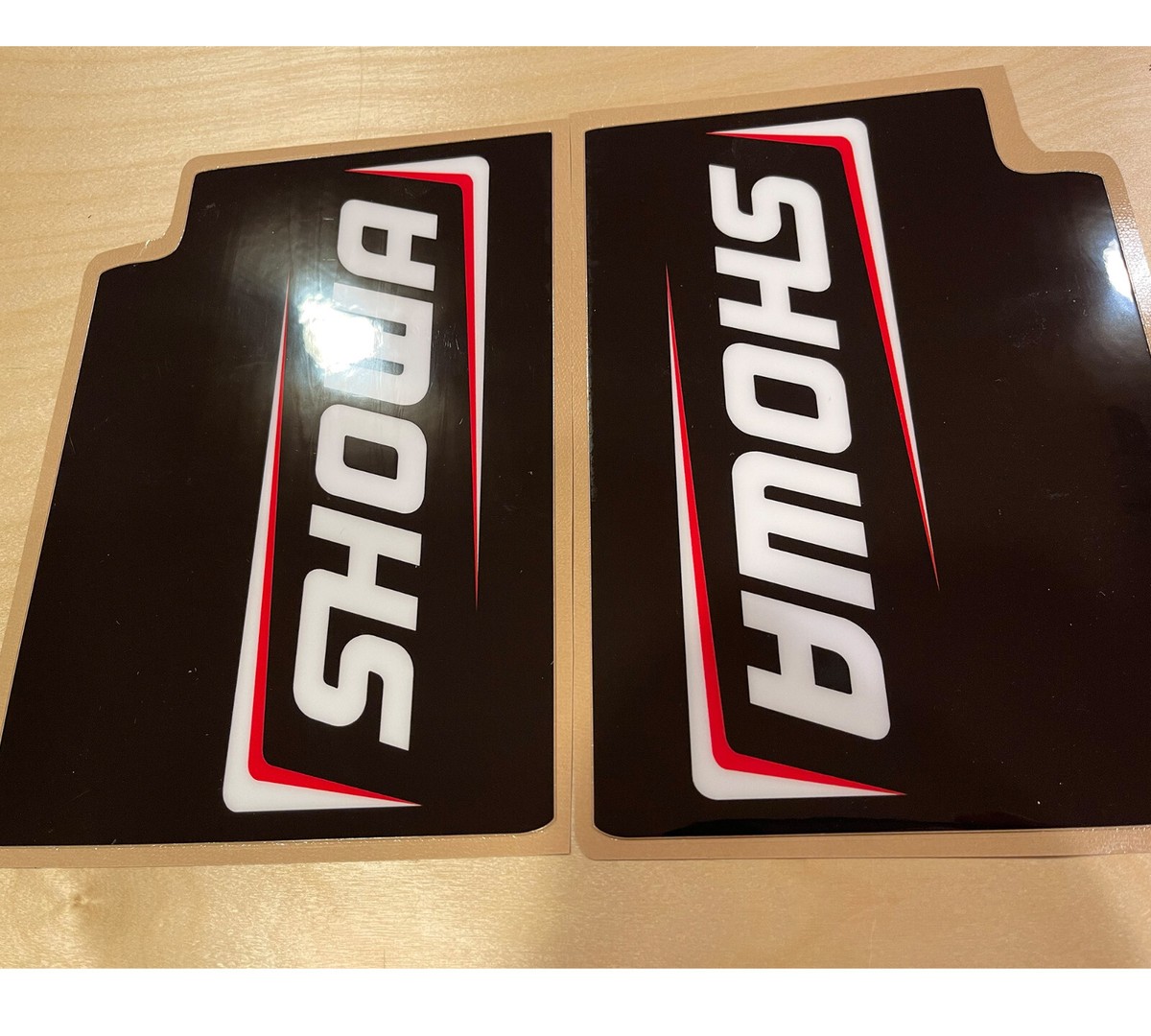 Showa Fork Decals SHOWA Fork Sticker Graphics For Dirt Bikes - Clear ...