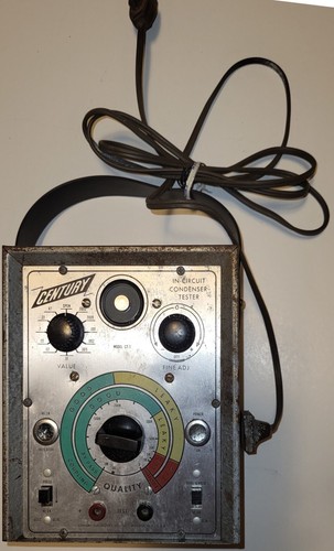 Vintage Century Model CT-1 In-Circuit Condenser (Capacitor) Tester and ...