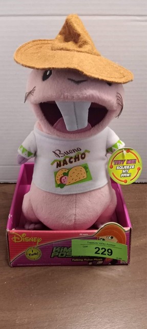 Disney Kim Possible Talking Rufus Plush 10 Inch for sale online | eBay