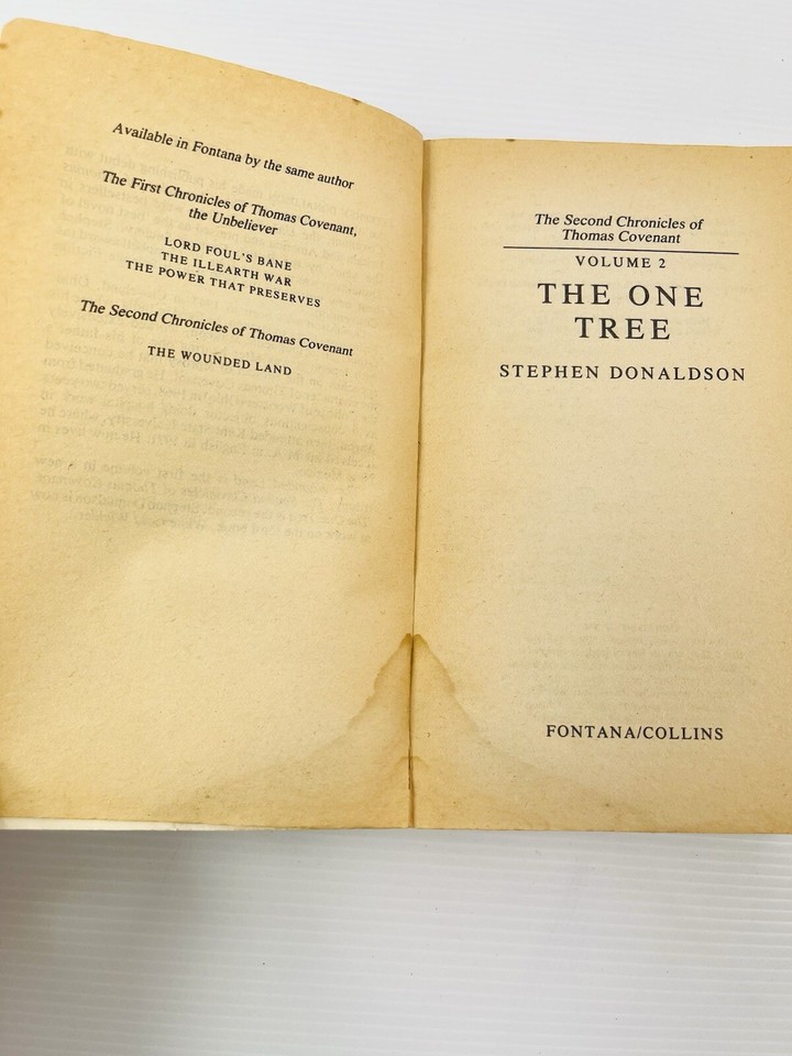3 x Stephen Donaldson Vintage Novels The Power The Preserves , The One ...