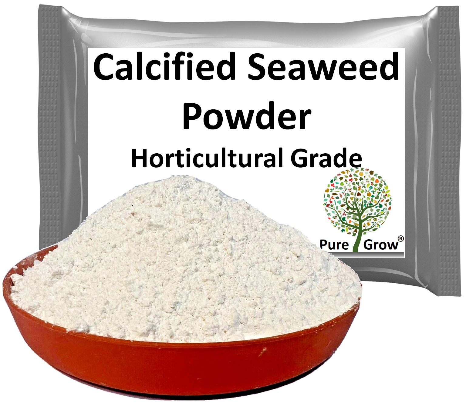 Calcified Seaweed Powder Kelp Fertiliser, Soil Conditioner & Lawn ...