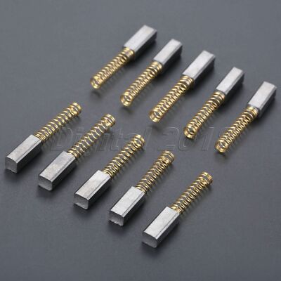 10pcs Motor Carbon Brushes With Spring For Singer 100W-180W Home Sewing ...