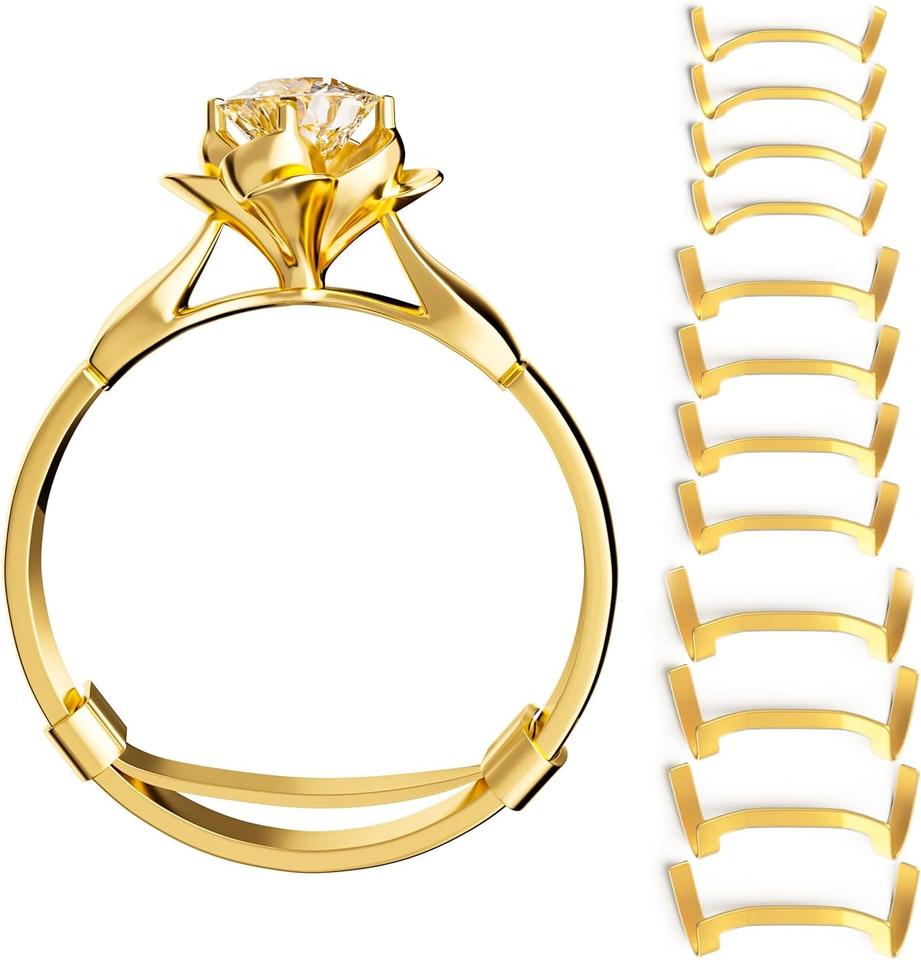 Filled Metal Ring Guard Set for Loose Rings, 12 Pack 3 Sizes for ...