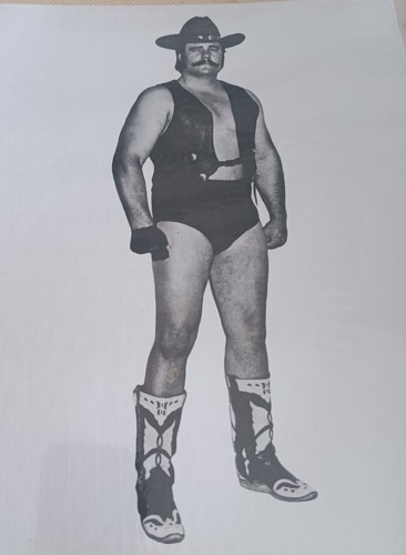 Vintage WWF 8X10 PROMO PHOTO Black & White "BLACKJACK MULLIGAN" | eBay