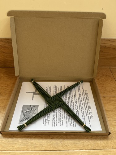 St Brigid's Cross Ireland. Handmade from Irish Reeds Slim-line Design ...