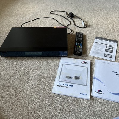Humax Foxsat HDR HD Freesat Satellite Box Digital TV Recorder + Remote ...
