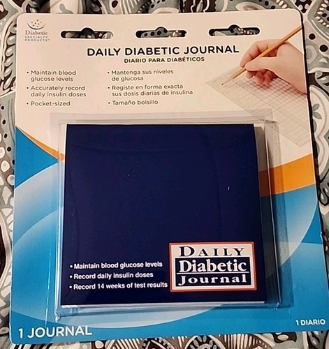 DAILY DIABETIC JOURNAL 1CT - Maintain Blood Glucose Levels - Pocket ...