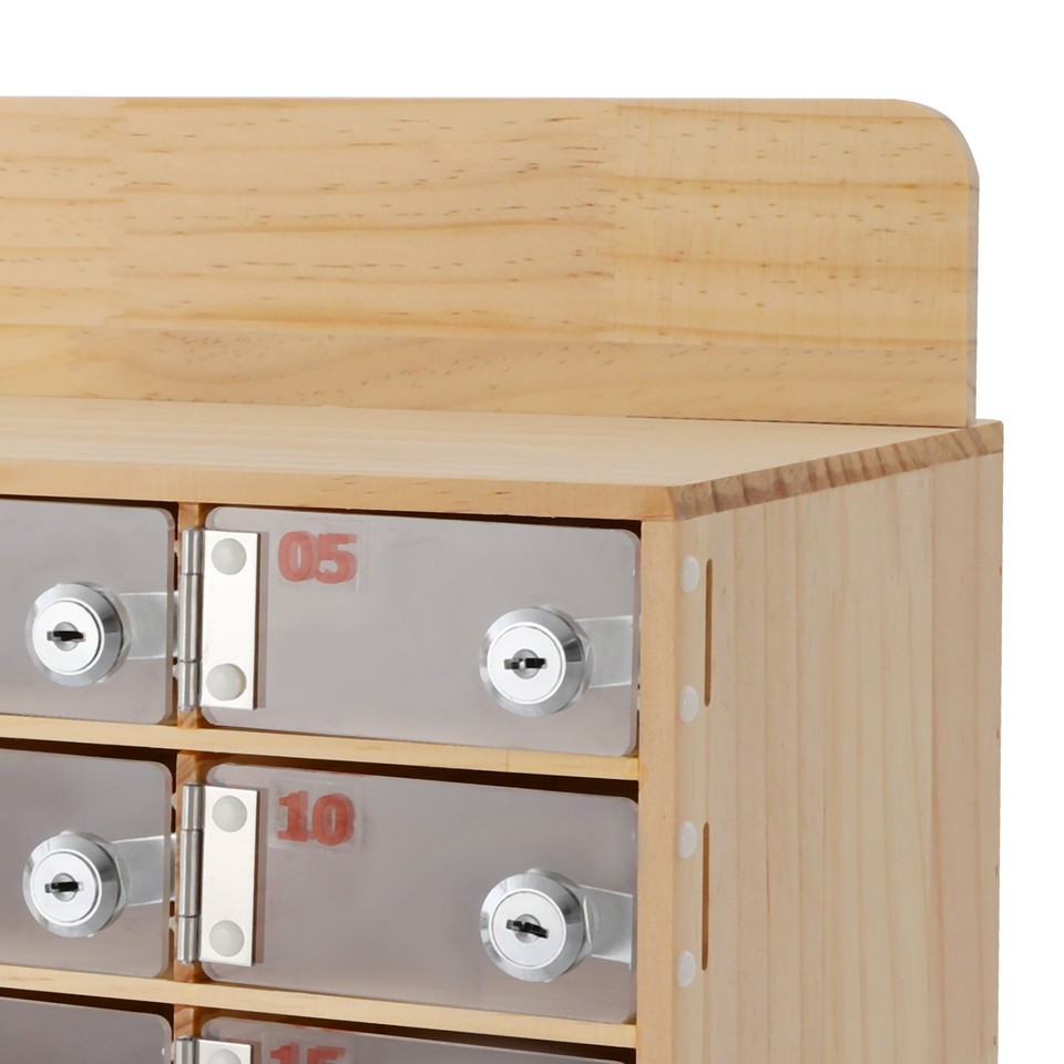 30 Slots Cellphone Locker Cell Phone Storage Box for Employees ...