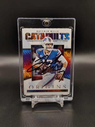 Josh Allen 2022 Panini Origins Catapults On-Card Auto Buffalo Bills NFL ...