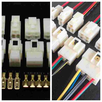 Pin Plug Electrical Wiring Multi-Connector Terminals 20-2 Kit 1-8 Way 6 ...