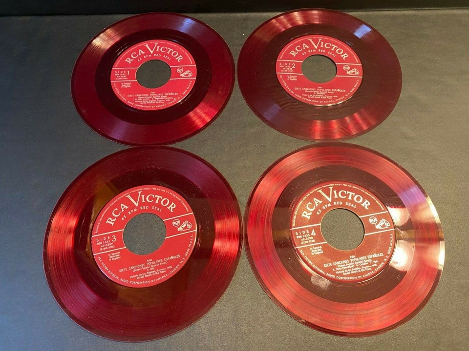 Vtg RCA Victor Red Records Box Set. " Victoria De Los Angeles" | eBay