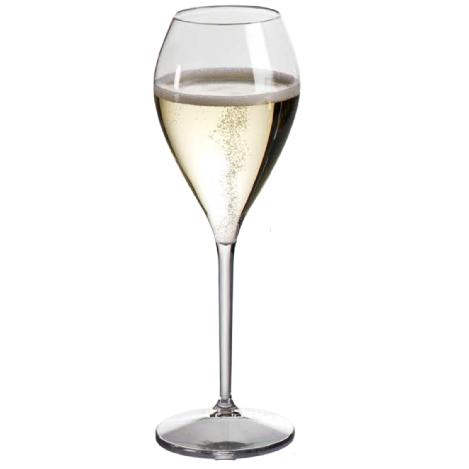 Drinkwize Large Prosecco Glass In Unbreakable Tritan Plastic. Capacity ...