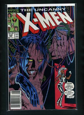 Uncanny X-Men 220 Newsstand 1987 Marvel Marc Silvestri Art Comic Book ...