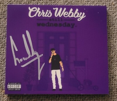 CHRIS WEBBY SIGNED STILL WEDNESDAY CD WHITE RAPPER AUTOGRAPHED W/COA ...