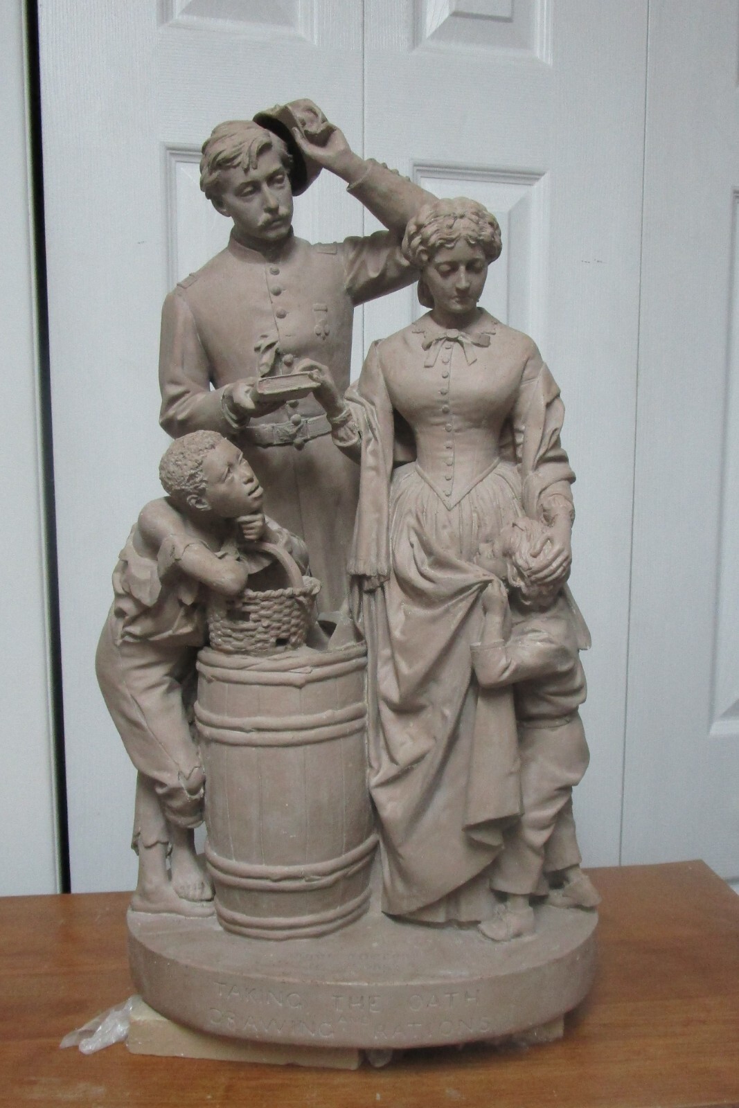 John Rogers Group Statue Statuary "Taking the Oath" Museum Grade | eBay