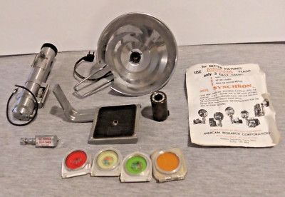 Vintage MINICAM Flash Bulb Equipment from 1950s Japan with bag | eBay