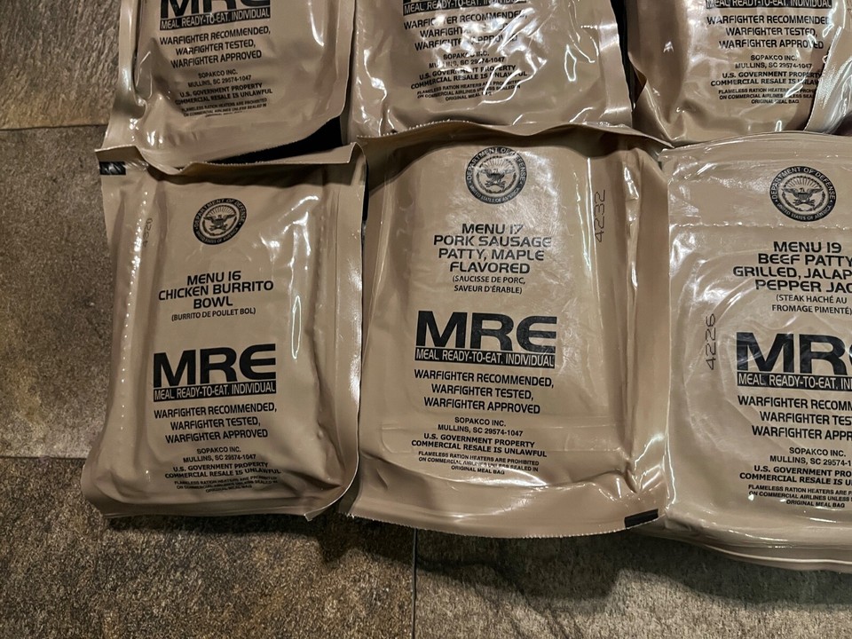 4x Original US MRE Pack - Ready-to-Eat Meals for Any Adventure! | eBay