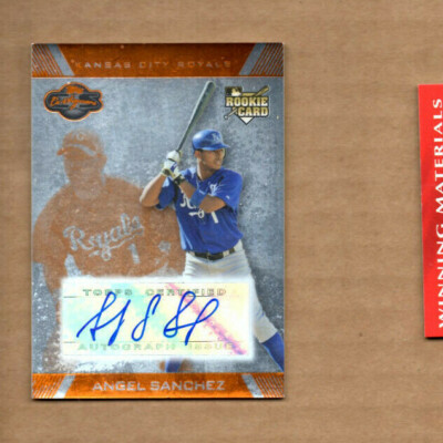 2007 Topps Co-Signers Silver Bronze #101 Angel Sanchez Kansas City ...
